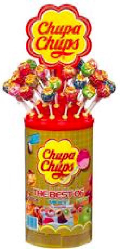Chupa Chups wheel toren display The best of 100 stuks | bol.com