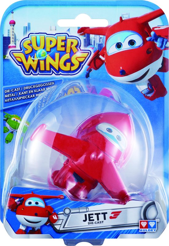 Super Wings Transform Speelfiguur Jett Rood | bol