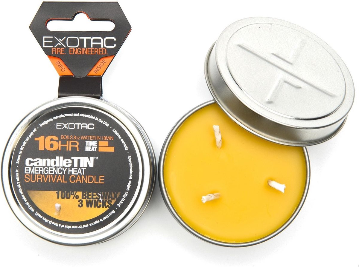 Exotac - Nano - Candle tin - 16 hr / boils water in 18 min | bol.com