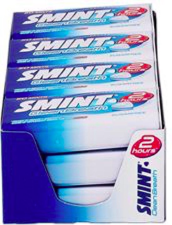 Smint 2 Hours Clean Breath Peppermint - 12 Stuks | bol