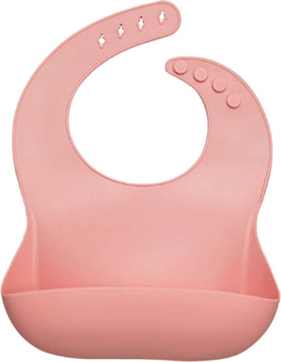 Siliconen Slabber – Licht Roze | bol