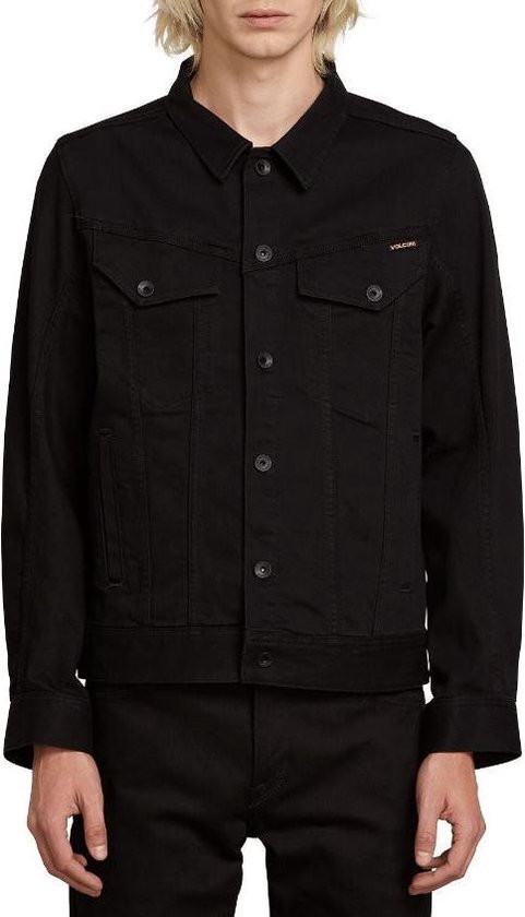 Volcom Weaver Denim Jacket Blk Xs | bol