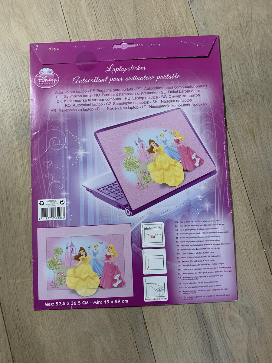 Disney Laptop sticker Prinsessen, Princesses | bol.com
