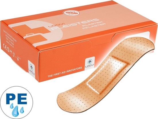 Waterbestendige wondpleister - 100 stuks (PE) - 19 x 72 mm | bol.com
