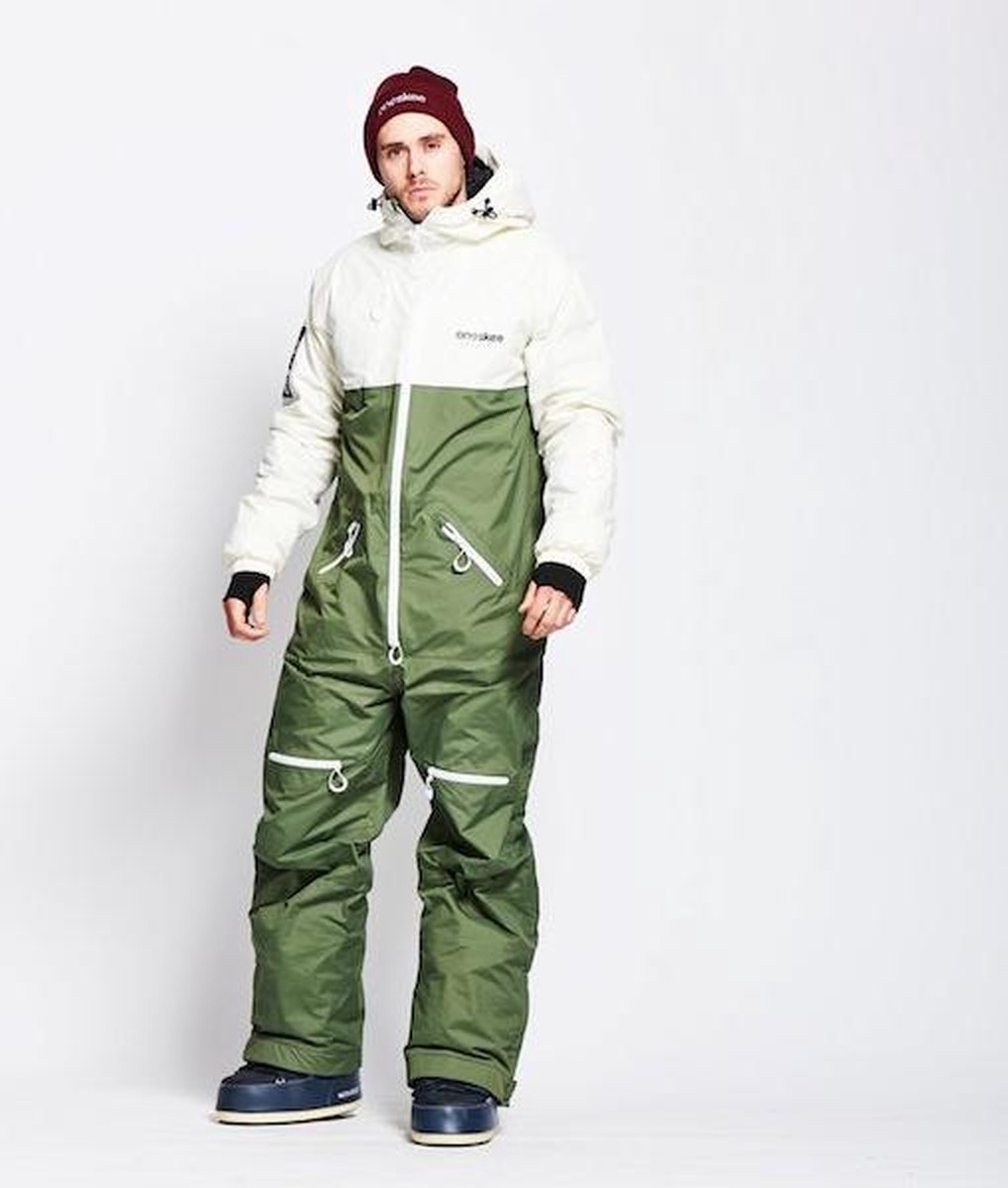 Oneskee skipak heren Olive / white S | bol.com