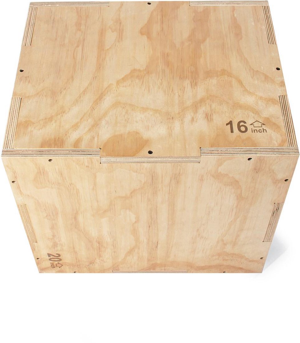 VirtuFit Houten Crossfit Plyo Box 3-in-1 - Klein - 40 x 45 x 50 cm ...