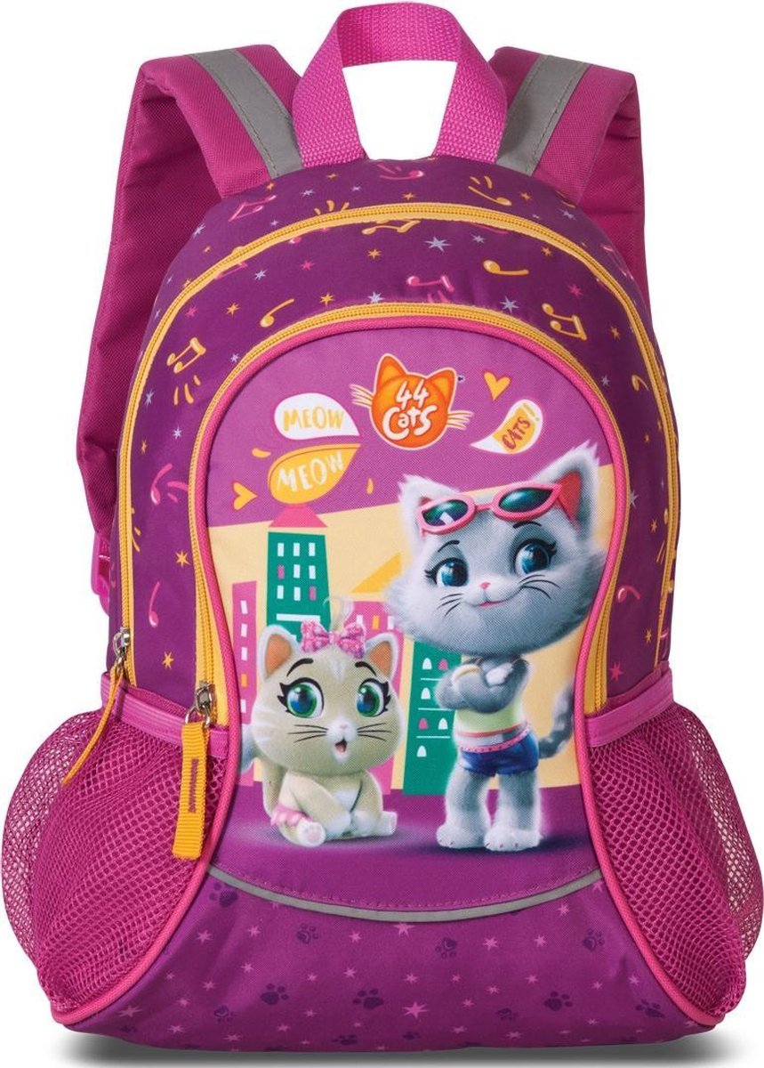 44 Cats Rugzak Meow - 35 x 27 x 15 cm - Multi | bol
