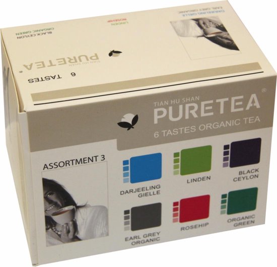Pure Tea BIO Thee Assortimentsverpakking C - 6 Smaken - 36 stuks | bol