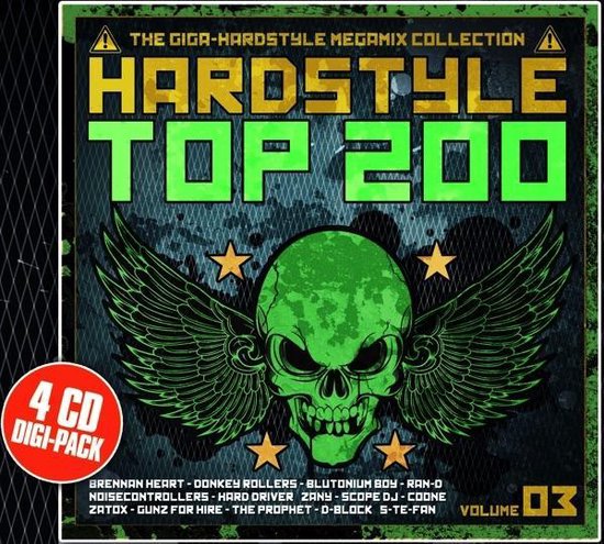 Hardstyle Top 200 Volume 3, various artists | CD (album) | Muziek | bol