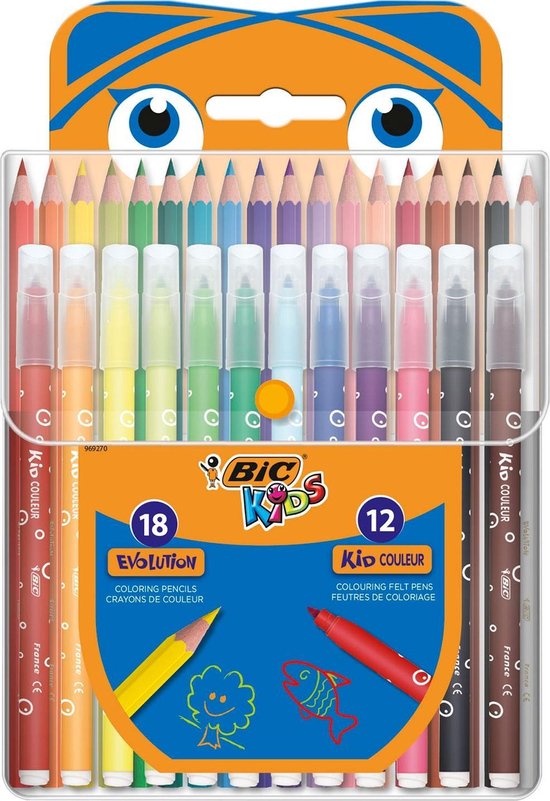 Bic Kids Color Set, 30 Pcs. | bol.com