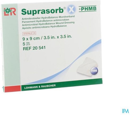 Suprasorb® X + PHMB Antimicrobieel HydroBalance-wondverband | bol.com