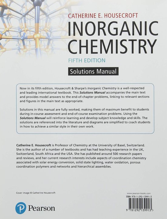 Inorganic Chemistry Student Solutions Manual | 9781292139913 ...