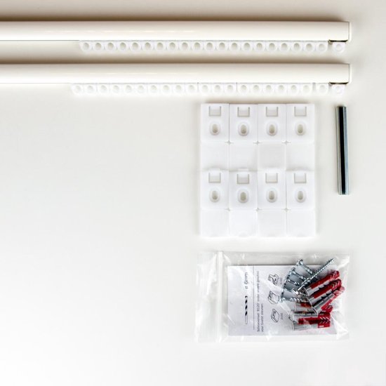 Goelst 2102 | Premium Gordijnrail Set Compleet voor Normale gordijnen ...