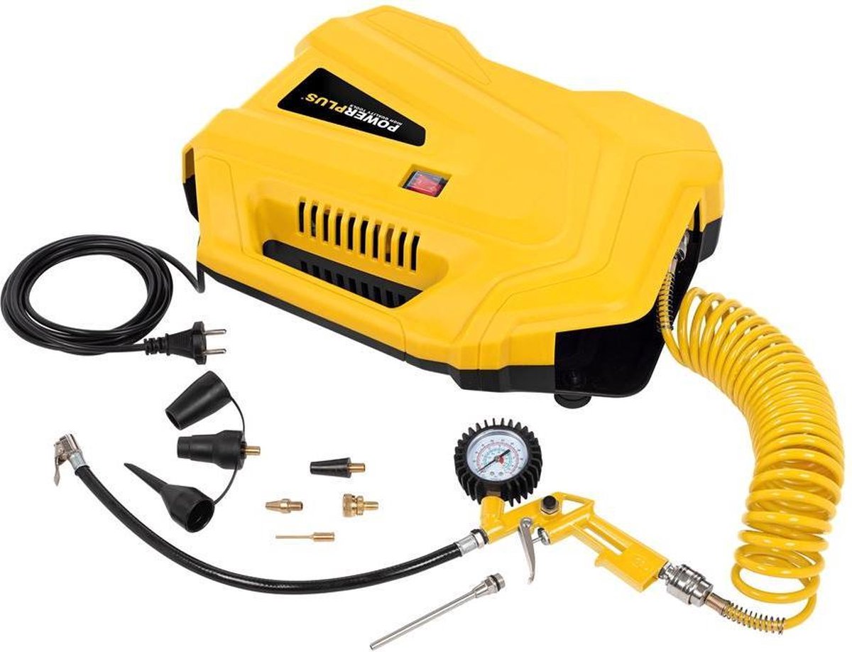 Powerplus POWX1706 Compressor - 1100W - 8 bar | bol.com