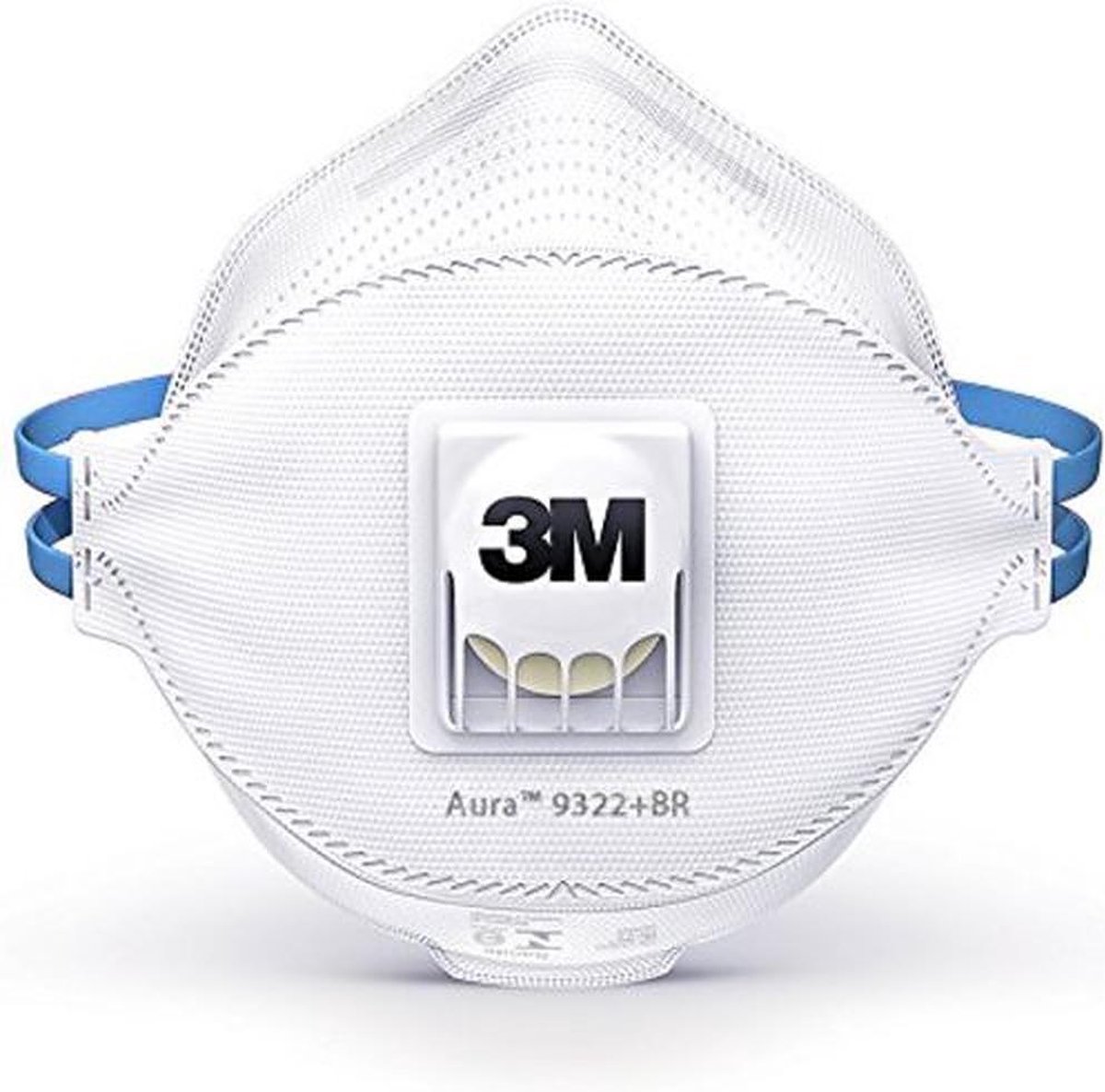 3M 9322+ Stofmasker met uitademventiel per 2 stuks - Mondkapje Elastiek ...