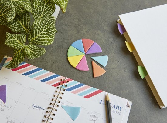 Color Wheel Page Markers | bol