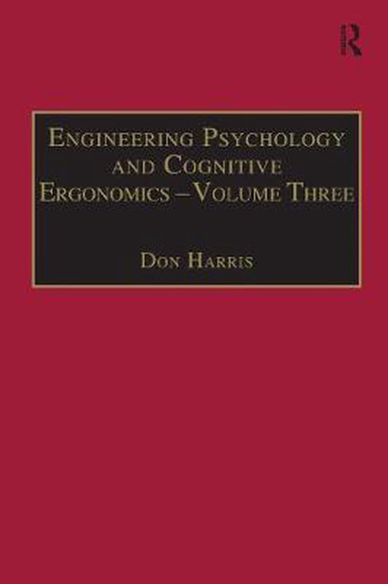 Engineering Psychology and Cognitive Ergonomics Series- Engineering ...
