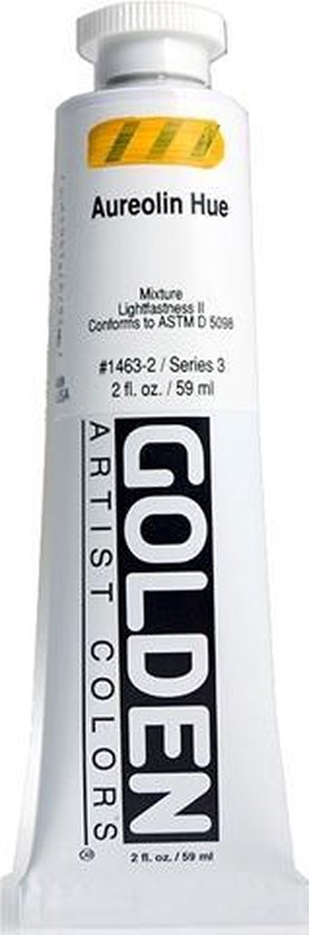 Golden Heavy Body Acrylverf serie 3 | Aureolin Hue (1463-2) 59 ml | bol