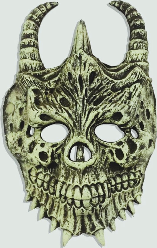 Duivel met horens masker - Duivel masker - Devil mask - Demonen masker ...