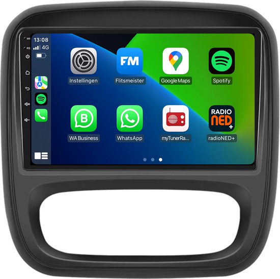 Renault Trafic CarPlay Autoradio | 2015 t/m 2021 | Android Auto | bol