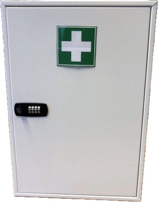 Medicijnkast XL met cijferslot - Ideaal voor opbergen van medicijnen | bol