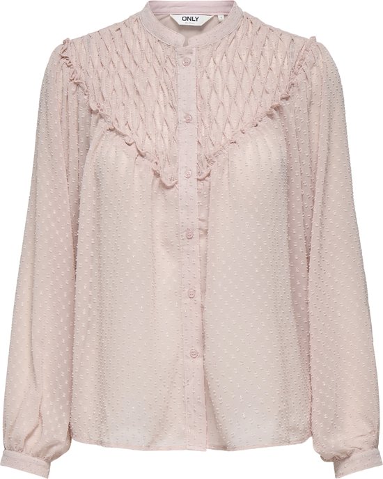 Only Blouse Onlchadia Life Ls Dobby Top Cc Wvn 15339739 Rose Smoke ...