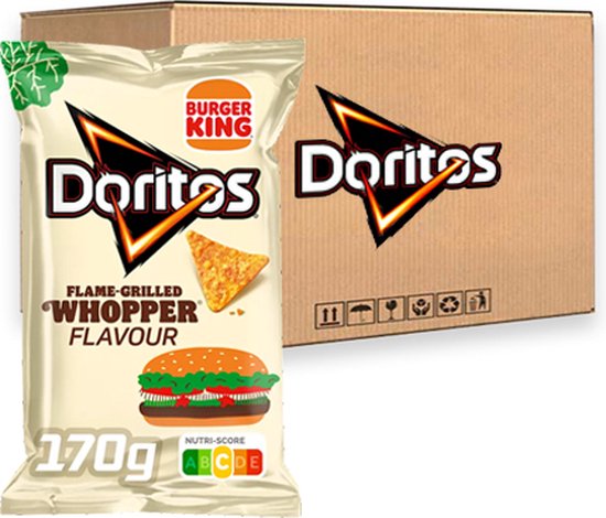 Doritos - Burger King Flame-Grilled Whopper Flavour - 10x 170g | bol