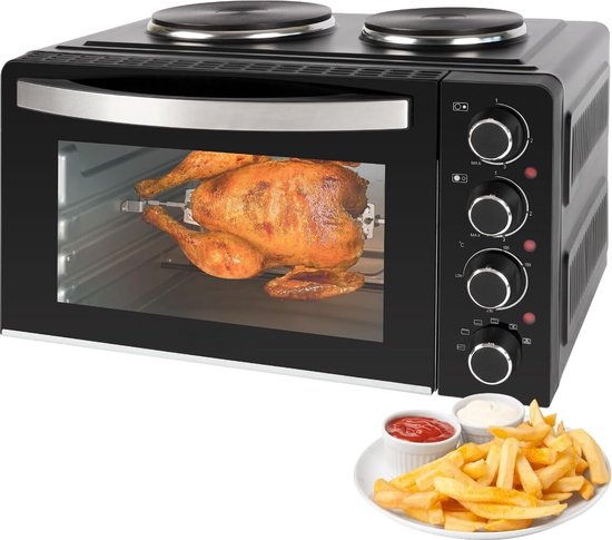 Lexium Mini Oven - Mini Oven Vrijstaand - Mini Oventje - Minioven | bol