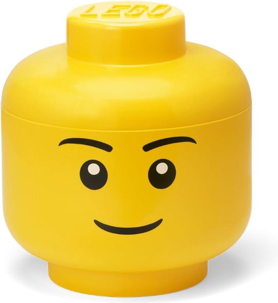 LEGO STORAGE HEAD (LARGE) - BOY - Polypropylene Storage Box with Lid ...