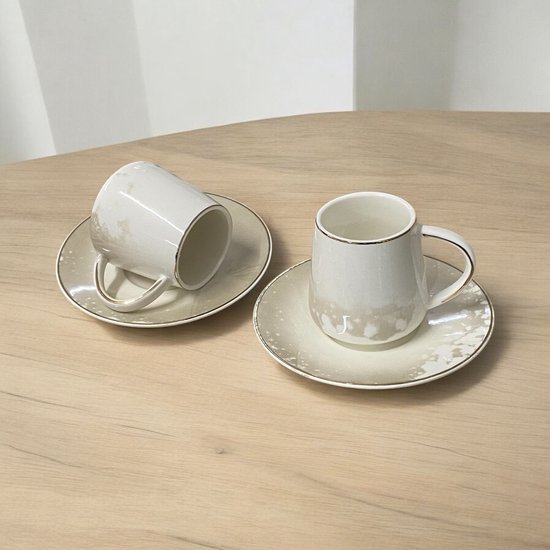 Bavary collection Espresso kopjesset - 6 personen - Porselein | bol