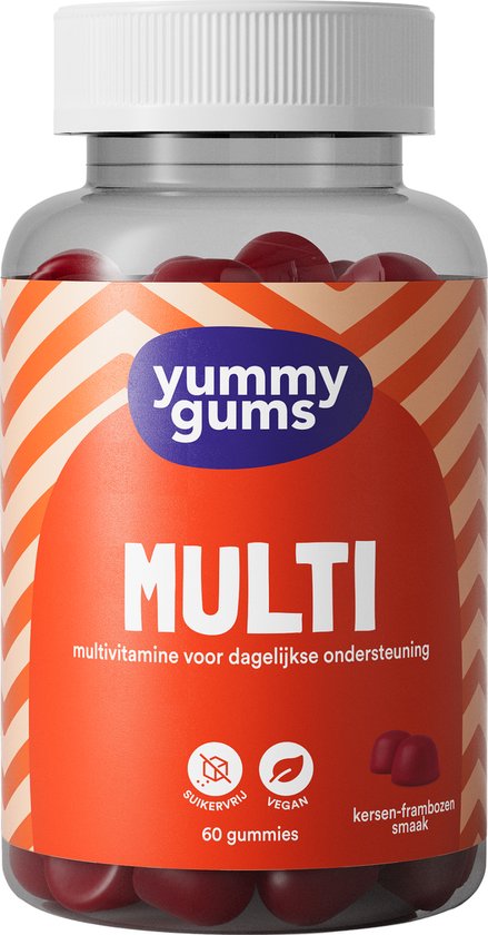Yummygums • Multivitamine gummies • Suikervrij • Multivitaminen met ...