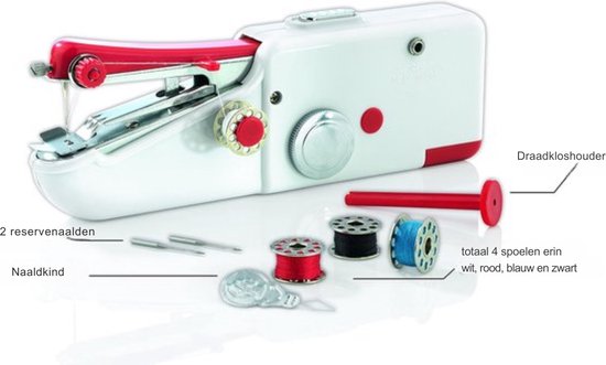 Handnaaimachine - Mini naaimachine - Hand naaimachine - Must have om te ...