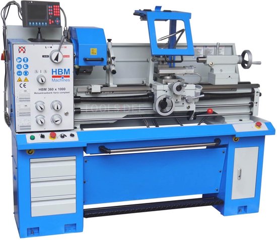 HBM 360 x 1000 Metaaldraaibank Vario compleet | bol