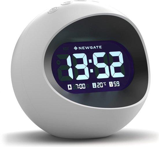 Digitale Wekker met LCD-scherm - Multifunctionele Nachtkastklok en ...
