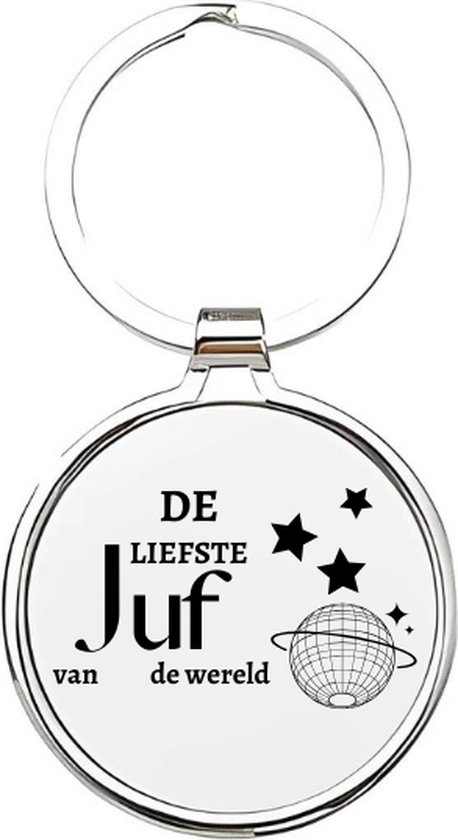Akyol - de liefste juf van de wereld Sleutelhanger - Juf - de leukste ...