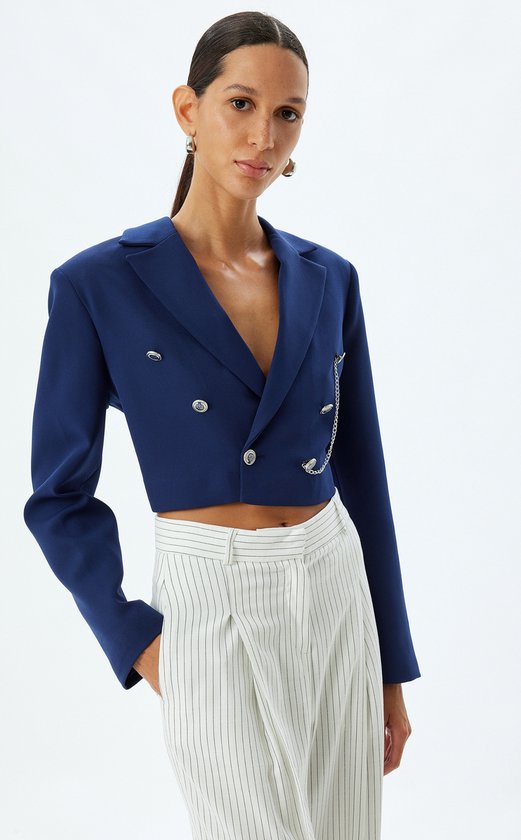 Normaal Dubbele rij knopen Blazer | bol