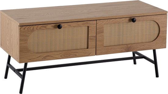 Rootz TV Base Cabinet - Modern TV Stand - Media Console - Elegant Weave ...