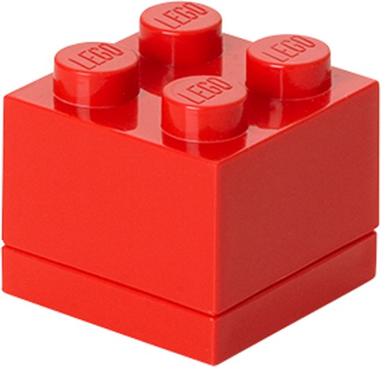 Rode LEGO minidoos 4 | bol