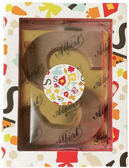Sint - Sinterklaas - Chocolade Letter S - Doosje - Cadeauverpakking | bol