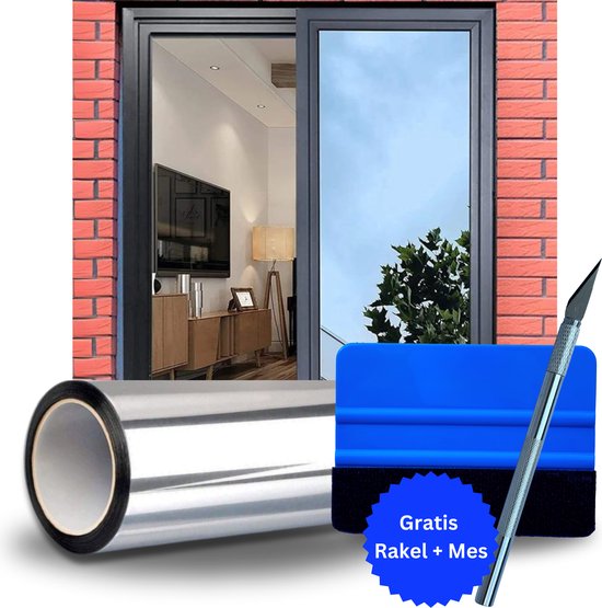 Perfect Cover® Isolerende Raamfolie Anti Inkijk - 45 x 300 cm - Gratis ...