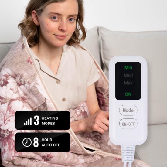 Elektrische deken - Verwarmingsdeken - Elektrisch dekbed - Verwarming ...