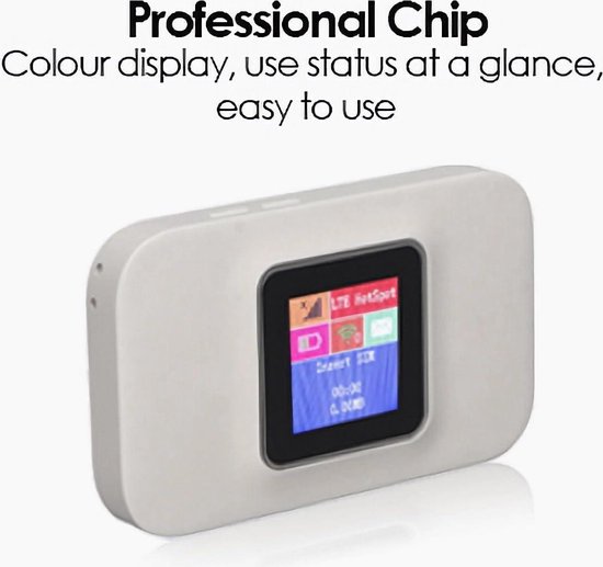 5G Wifi-Router 300 Mbps Zakreisrouter met Simkaartsleuf voor op Reis ...