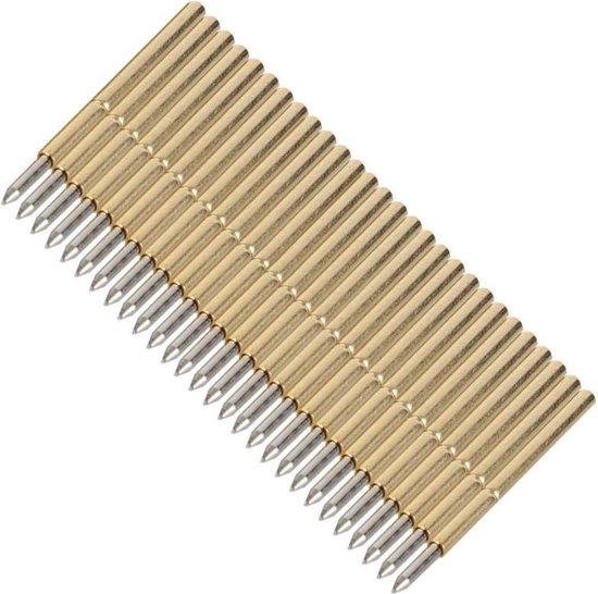 100st Spring Probe Metal Spring Pressure Test Probes voor PCB Board ...