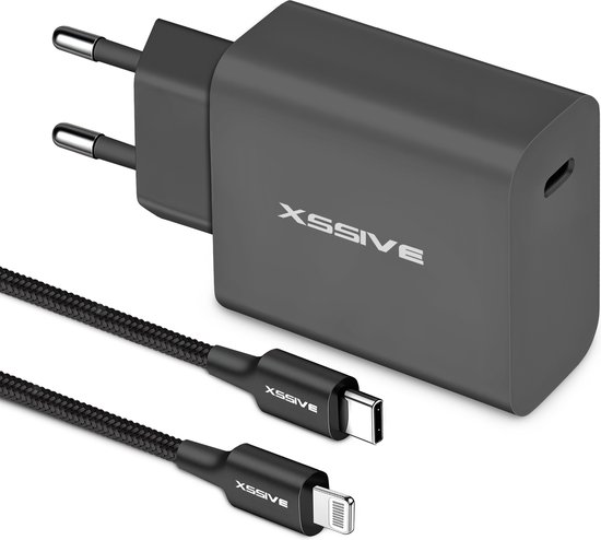 Snel Lader Geschikt voor Apple Lightning, iPhone Snellader - 1 Meter | bol