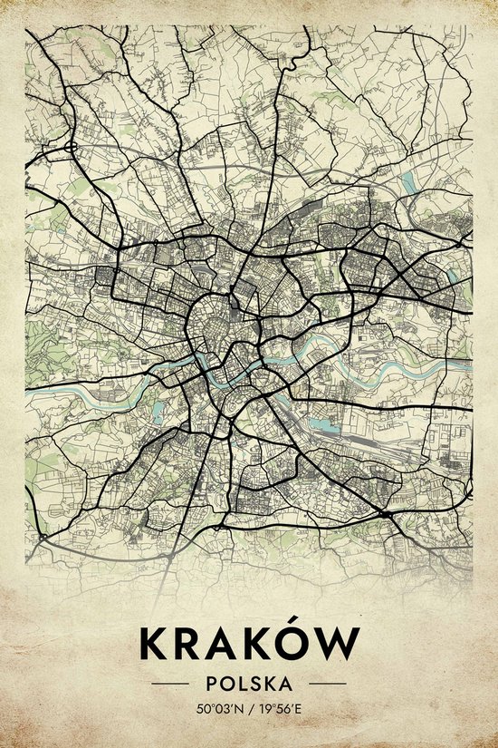 Kraków Poster | Polen Poster | Vintage Poster | Stad Poster | Retro ...