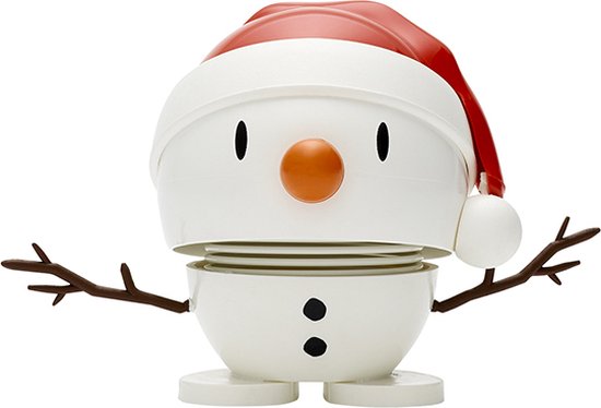 Hoptimist Santa Snow Globe Hoptimist 8,2 x 6,2 x 6,9 cm S White | bol