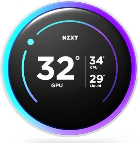 NZXT Kraken Elite 360 RGB 2024 White - Vloeistof-koelsysteem processor ...