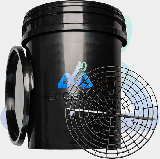 Meccential Mega Bucket 20L - Autowas Emmer met Rooster - Detailing ...