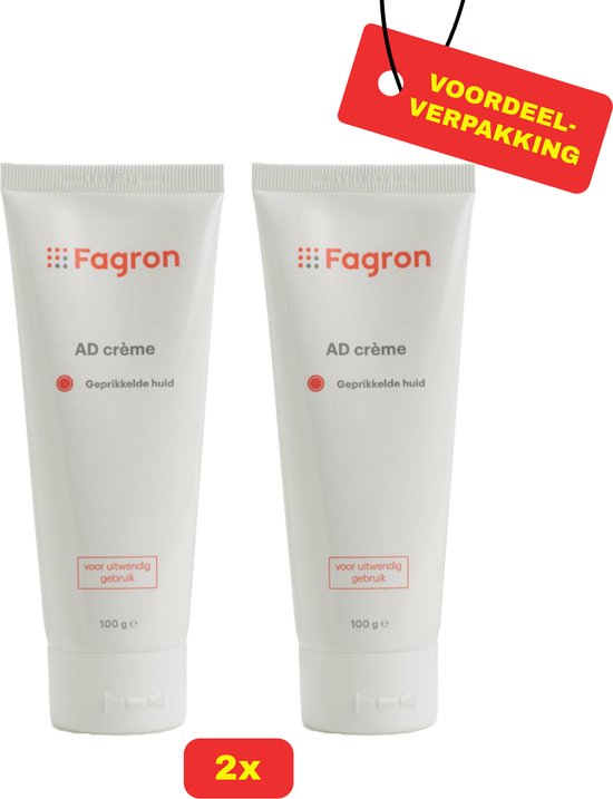 2x Fagron AD creme 100 g - voordeelverpakking! | bol