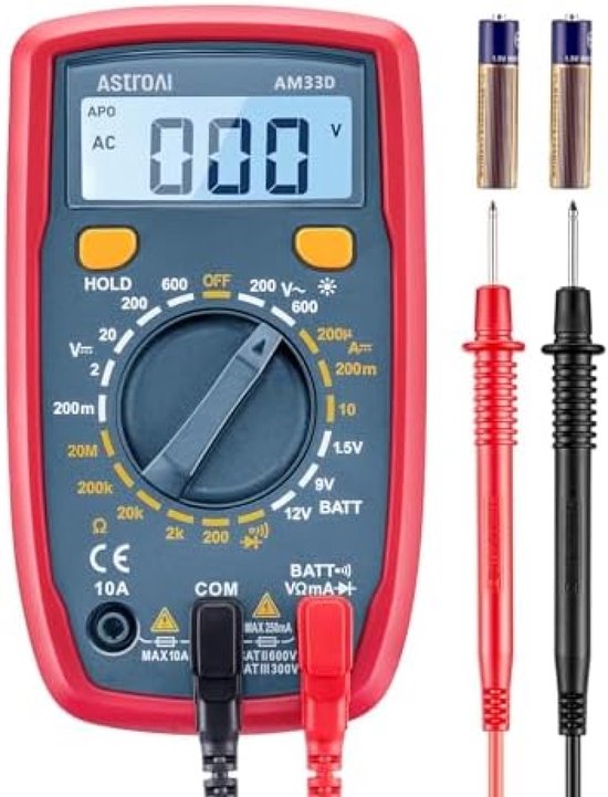 Digitale Multimeter AstroAI AM33D 2000 Count | bol